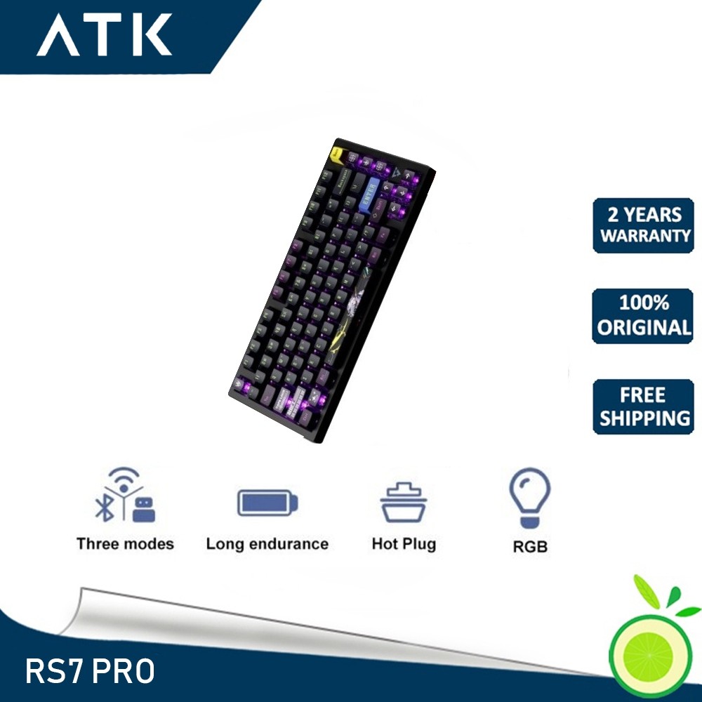 ATK RS7 PRO esports magnetic switch keyboard wired single-mode 75 with ...