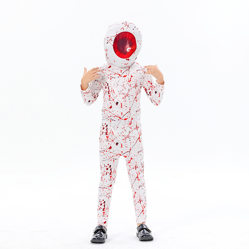 Halloween Cosplay Costume Grim Reaper Scary Skeleton Costume Children ...