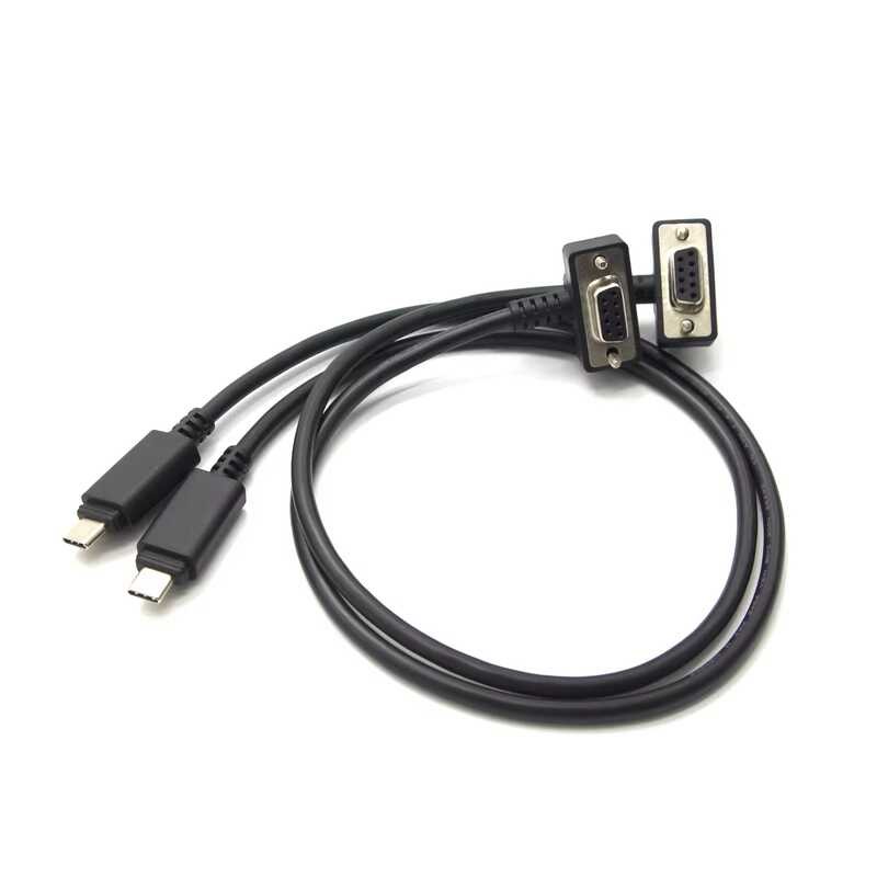36 1Meter USB Type C Male To FTDI Rs232 Rs485 Db9 Female Right Angle ...