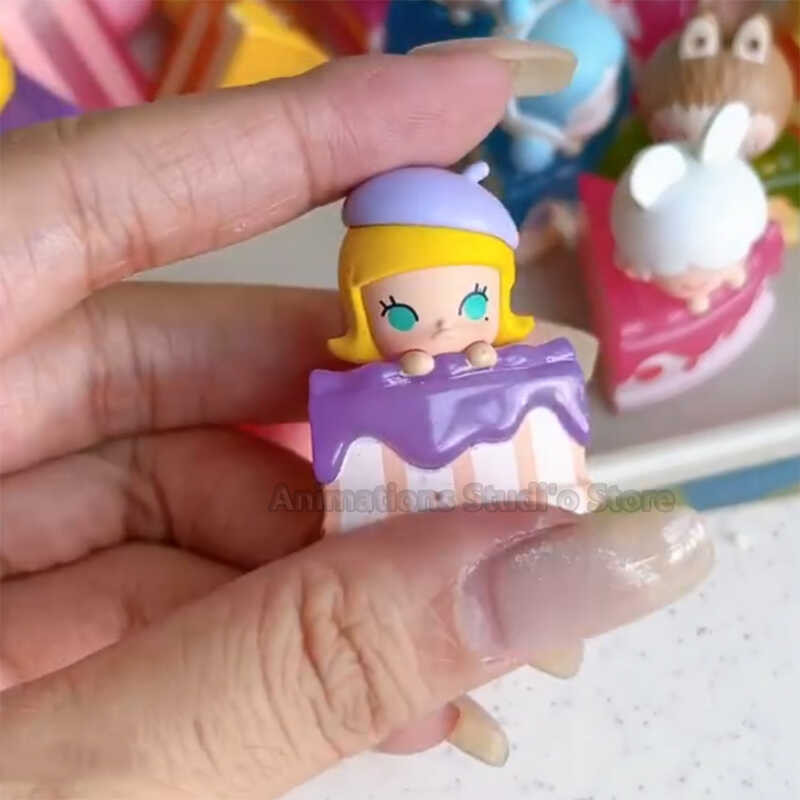 D MART Action Figures Creamy Cake Pucky Bunny Labubu Hacipupu Dimoo ...