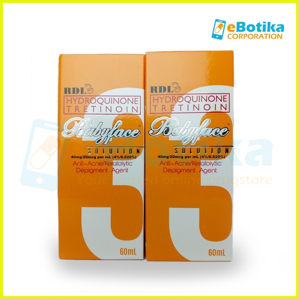 ⭐ RDL No. 3 Baby Face Solution 60ml (2-Bottles) | Shopee Philippines