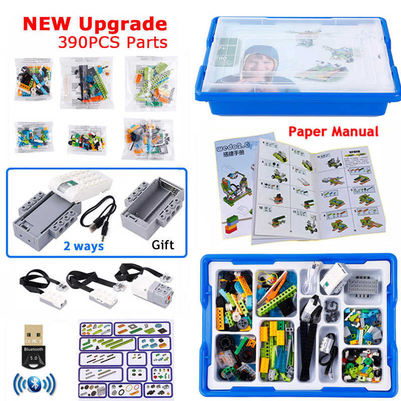 390Pcs The Third Generation Wedo 2.0 Core Set Scratch 3.0 Robotics ...
