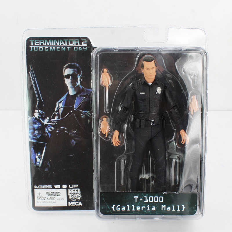 NECA The Terminator T-800 T-1000 Endoskeleton PVC Action Figure ...