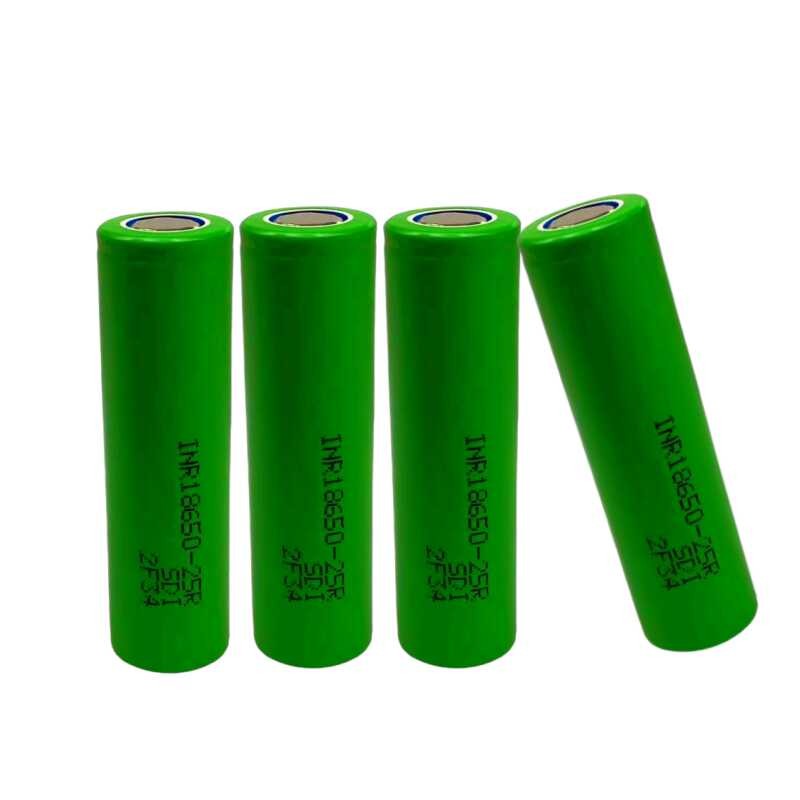 rechargeable lithium-ion INR18650 battery, 25R, 3.7V 2500mAh angkop ...