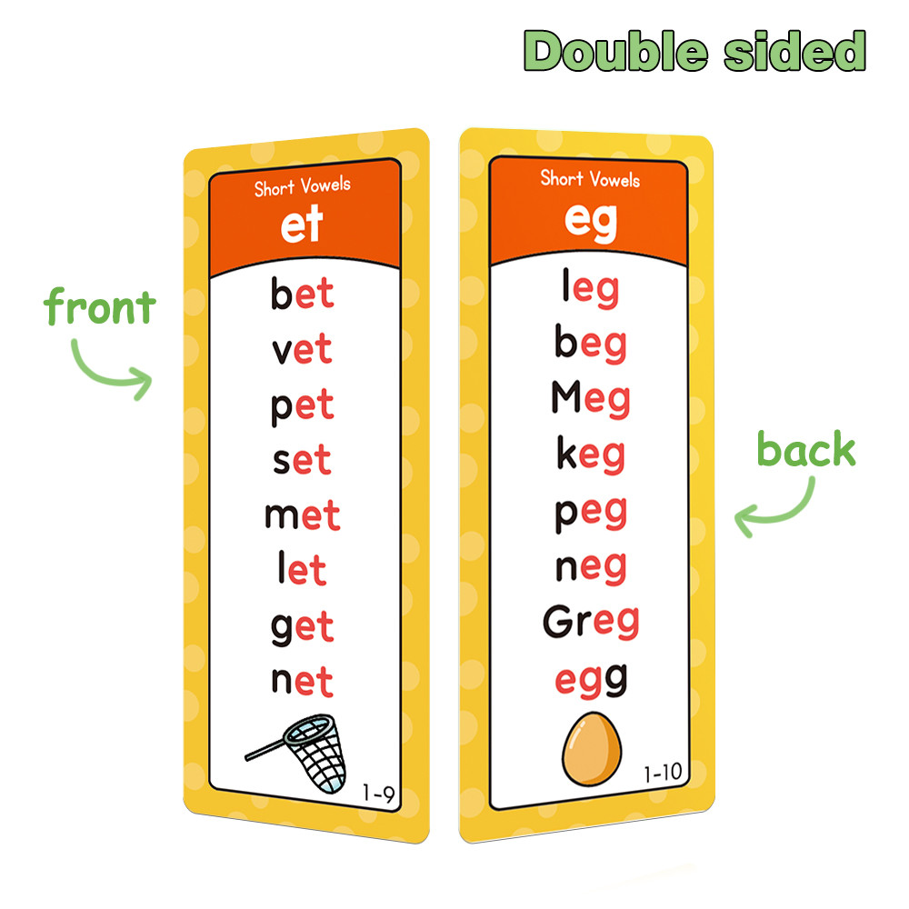 Phonics Flashcards, 117 Phonic Group Sets CVC, Digraph Trigraphs Blends ...