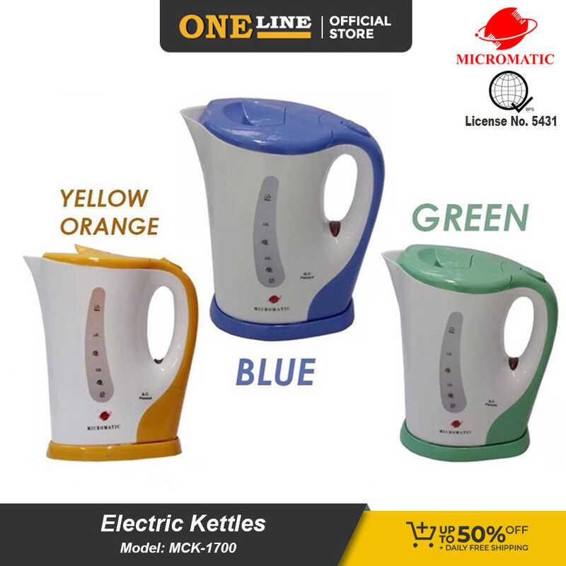 Mck-1700 Electric Micromatic Kettle 1.5Liters | Shopee Philippines