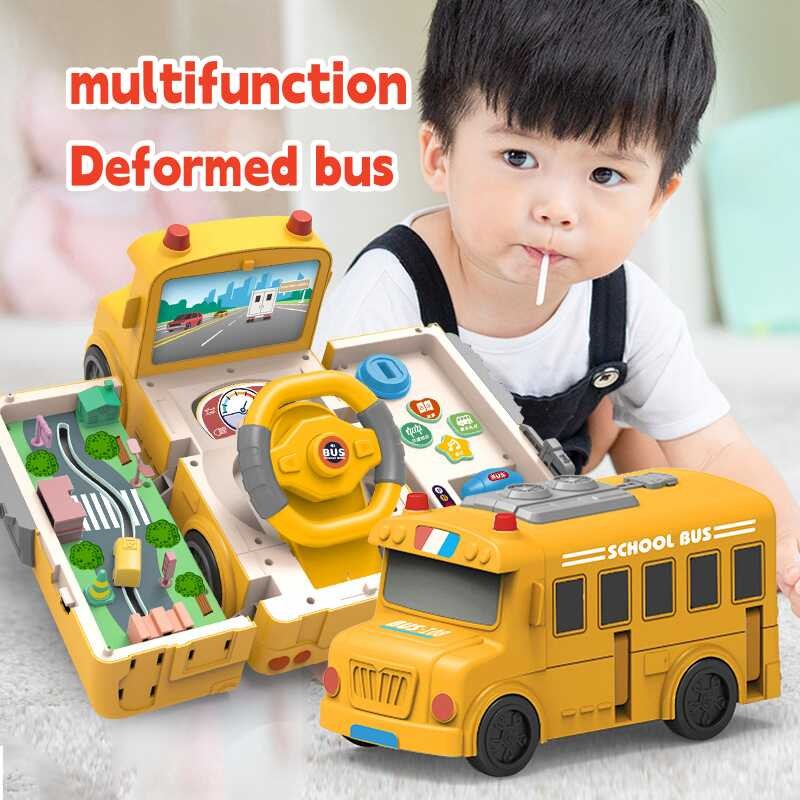 LY TrAnSformer BuS GAmit Ang Steering WHeel For CHildren'S Steering ...