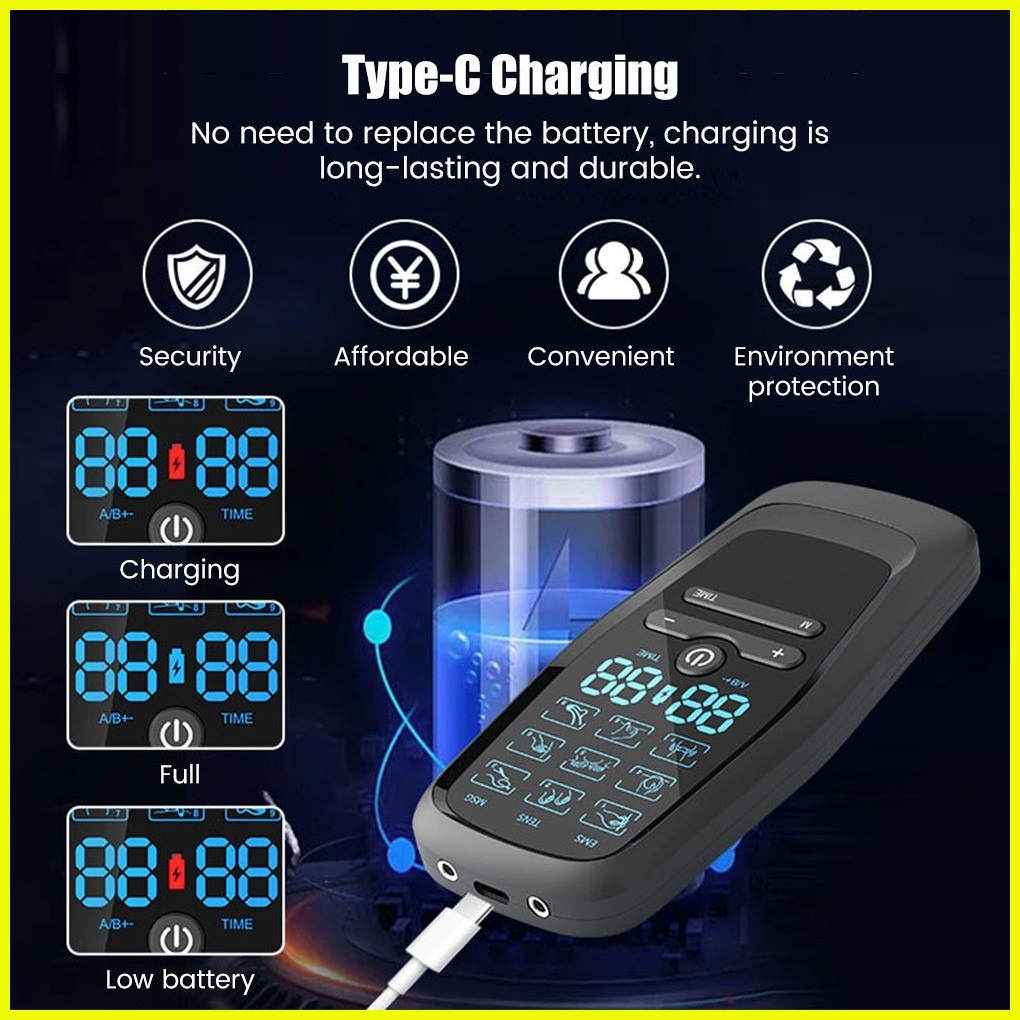 ۞ Phlife TENS Massager Electric Therapy Machine For Stroke Patient ...