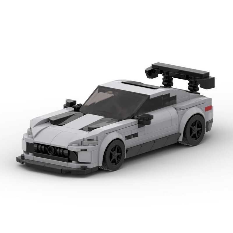 A MOC Building Blocks Are Compatible With LEGO Creative Mercedes AMG GT ...
