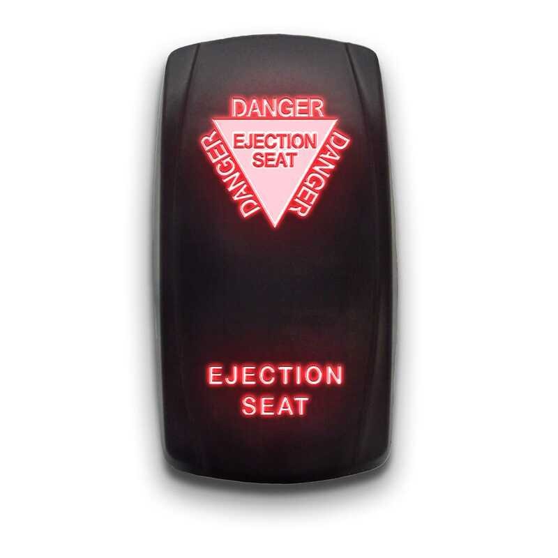 up seat Pop red switch dual light Stark laser etched LED joystick -20A ...
