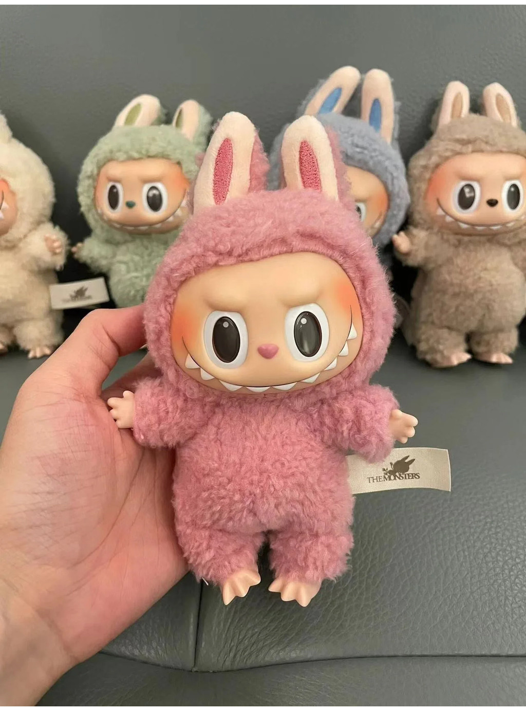 Labubu The Monsters Vinyl Face Doll Heart-Moving Macaron Doll Blind Box ...