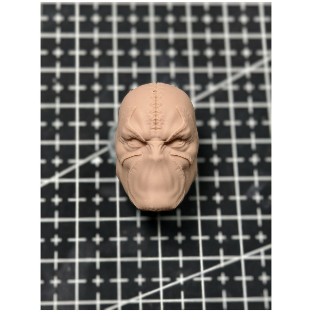 1/12 Scale Villain Bane Unpainted Carving Head Sculpture Mini For 6Inch ...