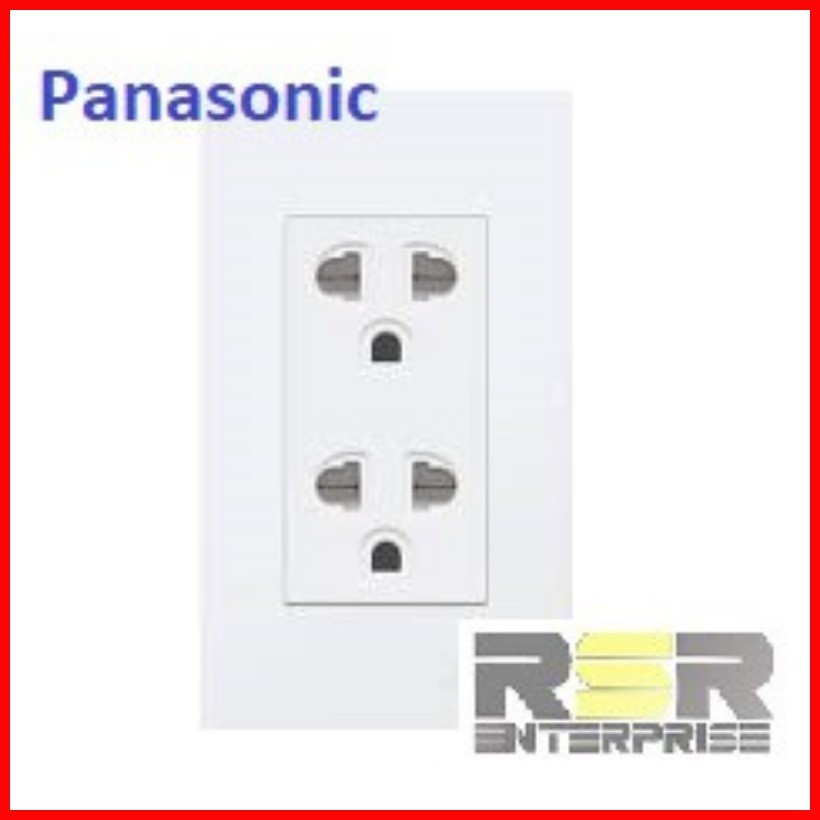☪ Panasonic Duplex Universal Outlet with Ground (SET) | Shopee Philippines