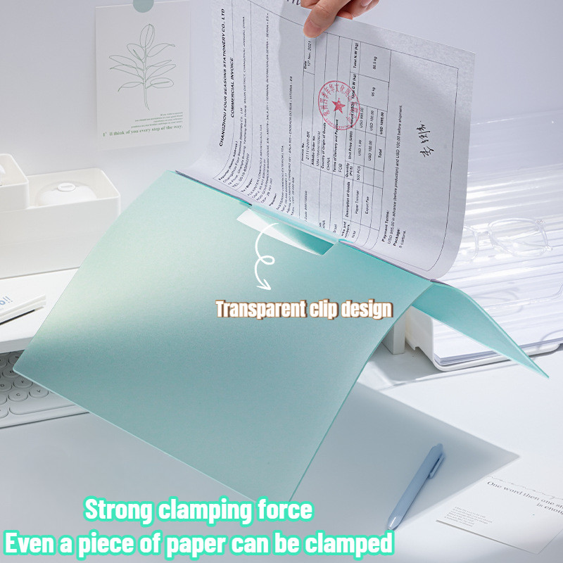 A4/Long Rotate File Folder Paper Organizers Waterproof PP Material ...