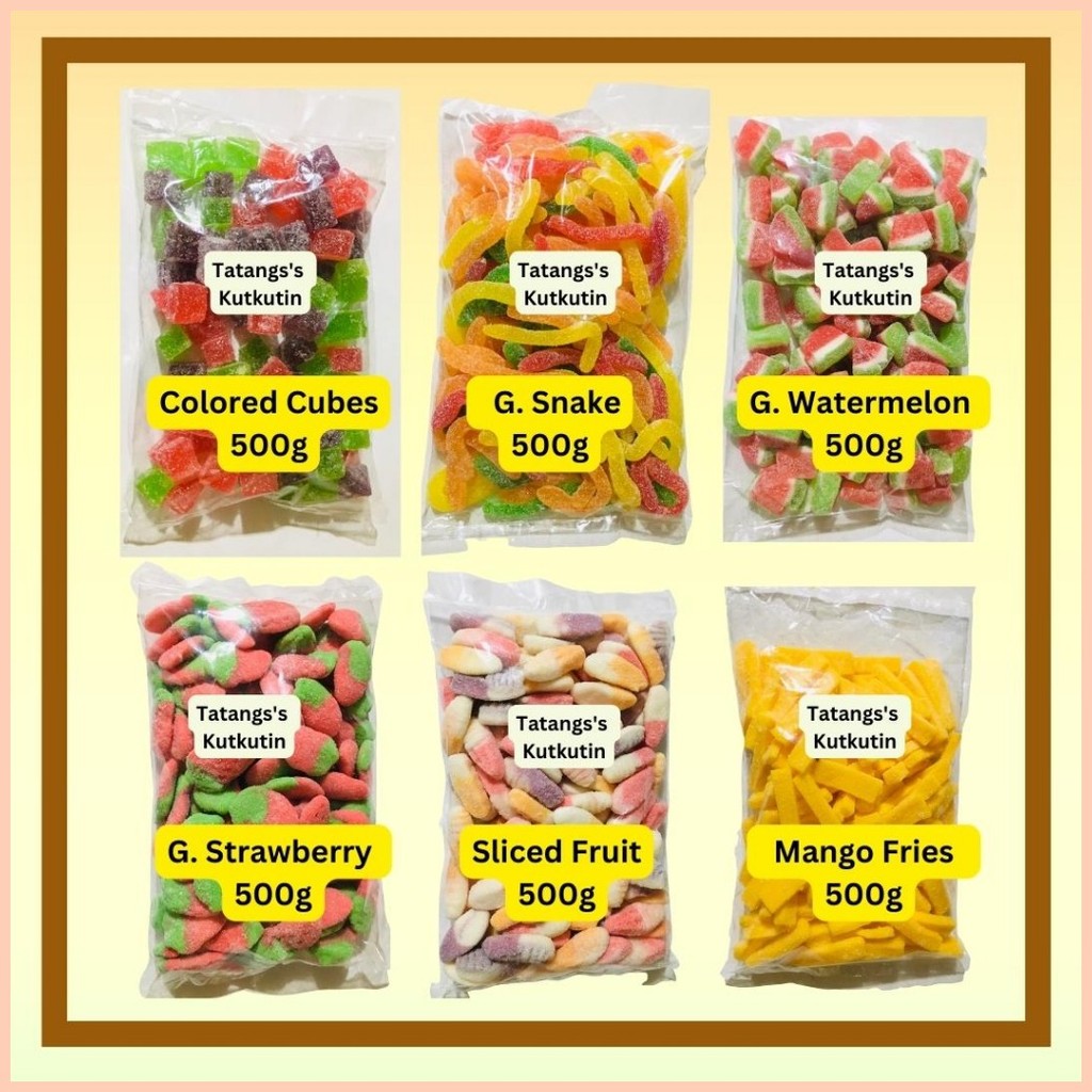 500g Gummy Candy Wholesale Package 1kg Assorted Gummies Candies for ...