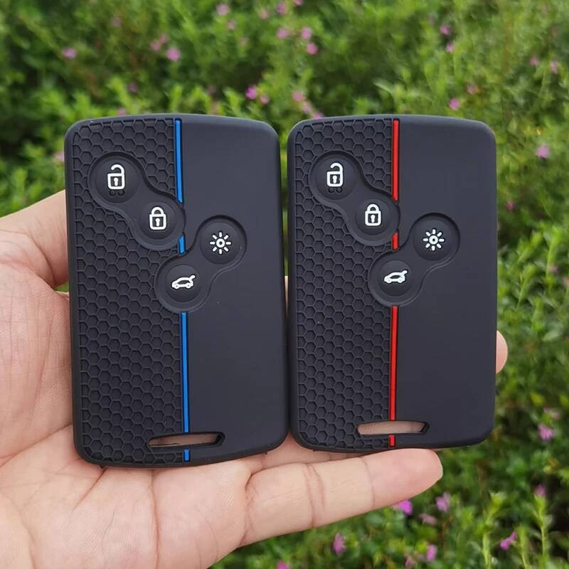 Silicone Key Case for Renault Duster Captur Clio Logan Megane Koleos ...