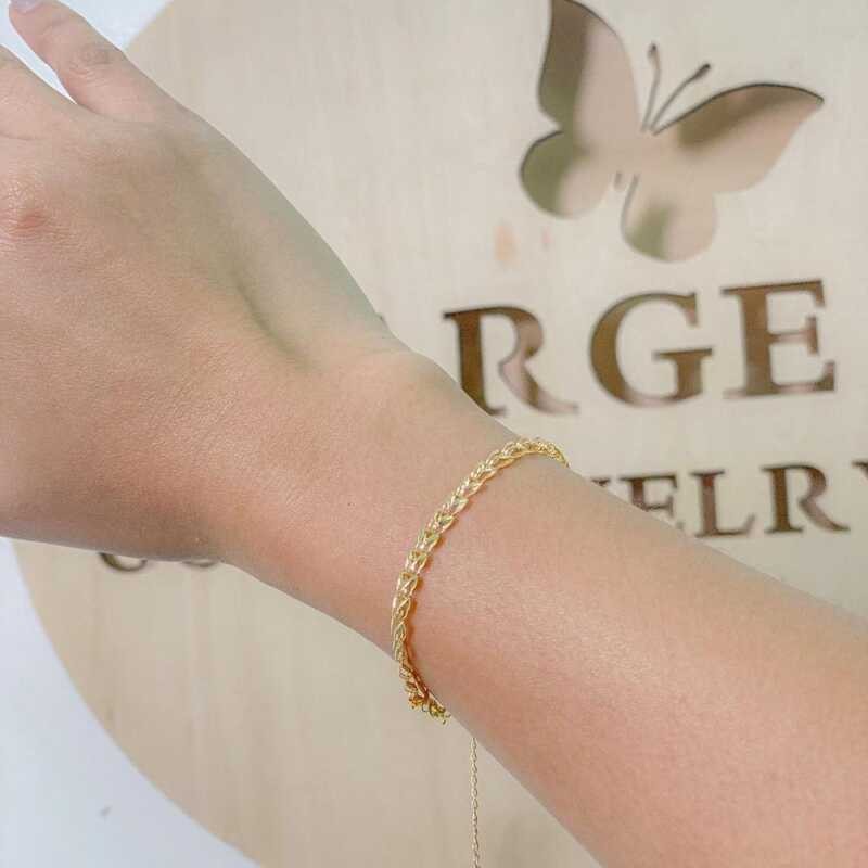 MARGEGOLD Palay Damascus Elegant Bracelet | Saudi Gold (Pawnable ...