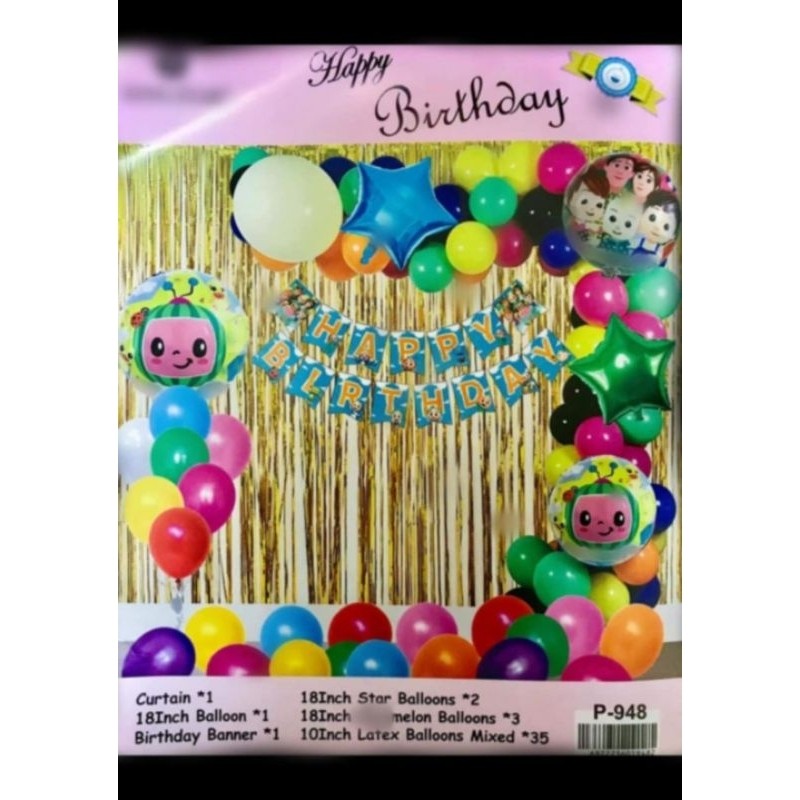 CoCo&Melon party garlan balloons set | Shopee Philippines