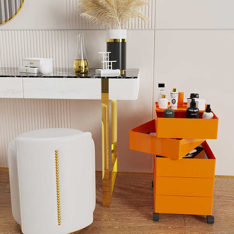 Overflowing Shopping Bedside Table Movable Locker Rotating Nordic ...