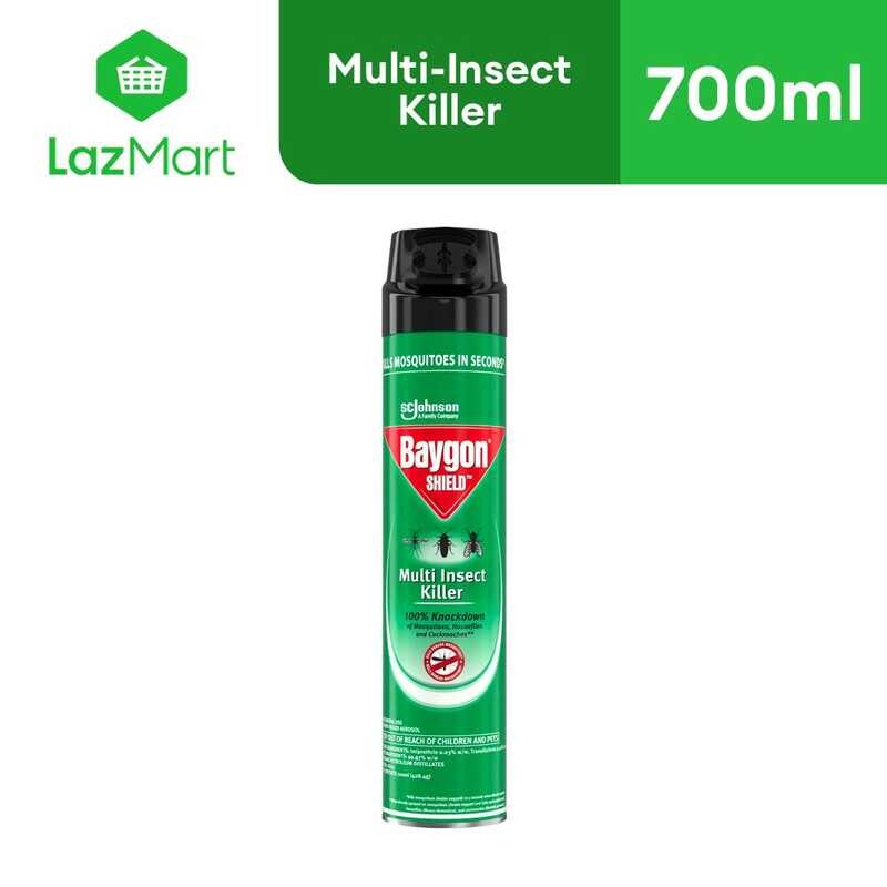 Baygon Shield Multi-Insect Killer 700Ml | Shopee Philippines