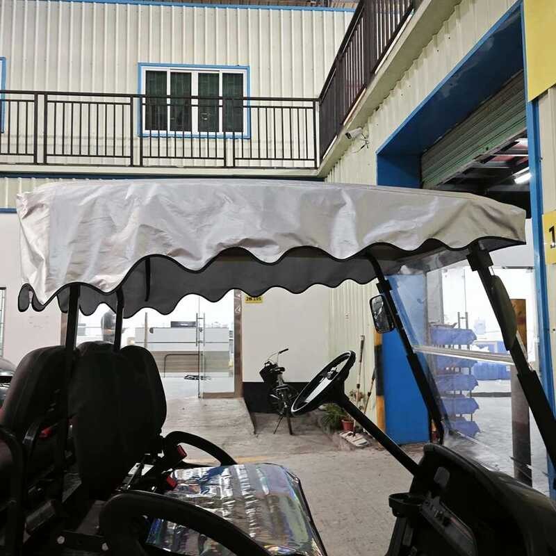 Cart Sier Golf Sunshade 210D Oxford Roof Top Heat Shield Cover ...