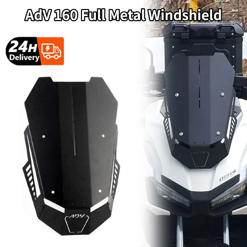 HONDA ADV150 V1/ ADV 160 V2 Full Alloy Front Windshield/Alloy Visor ...