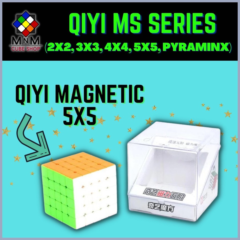 Qiyi MS series ( 2x2 , 3x3 , 4x4 , 5x5 , Pyraminx ) Magnetic Cube ...