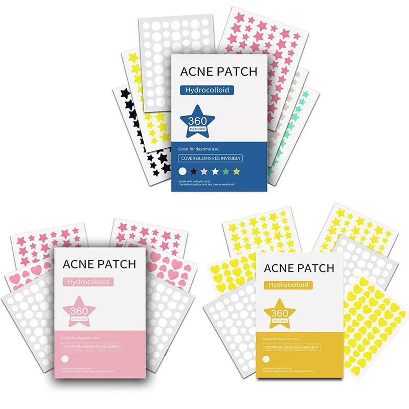 360pcs Pimple Patches For Face Hydrocolloid Acne Patch For Covering ...