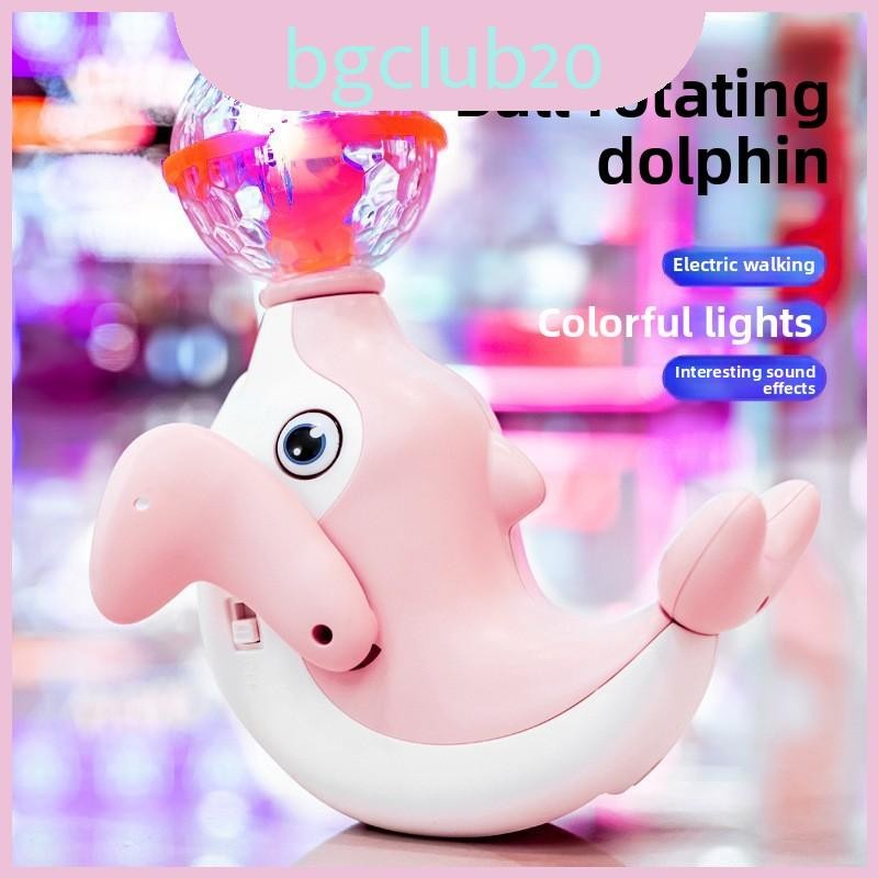 Interactive Dolphin Projector Toy With Lighting And Mist For Kids ...