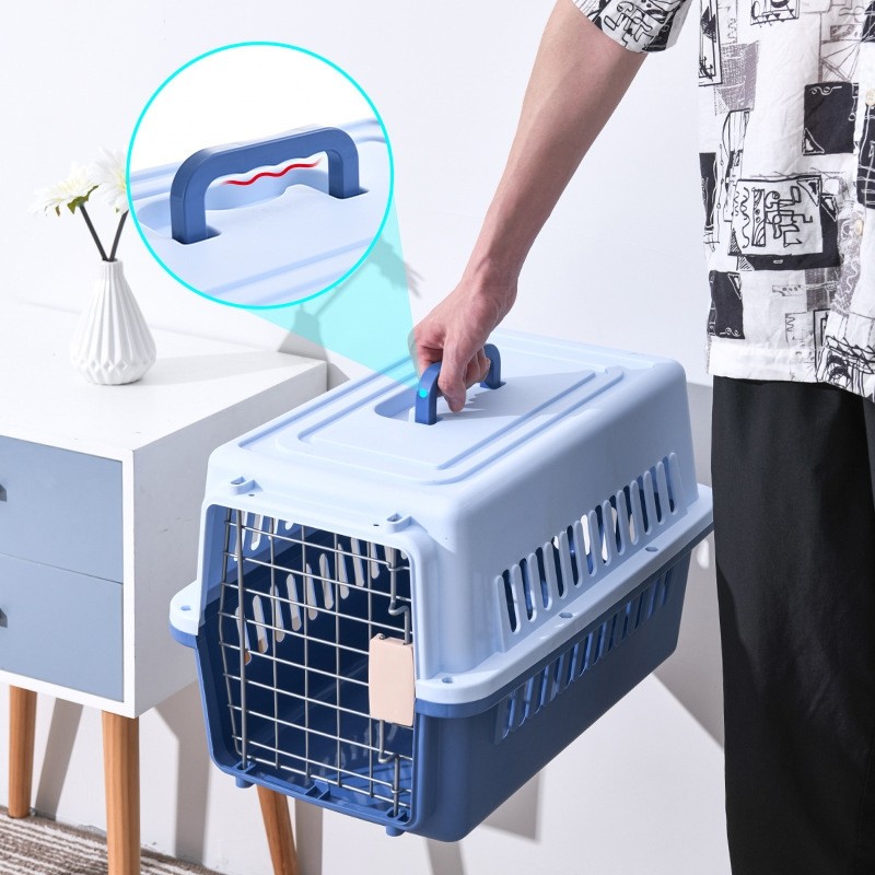 Large Cat Cage Carrier Dog Cage Airline Approved Pet Carrier Travel ...