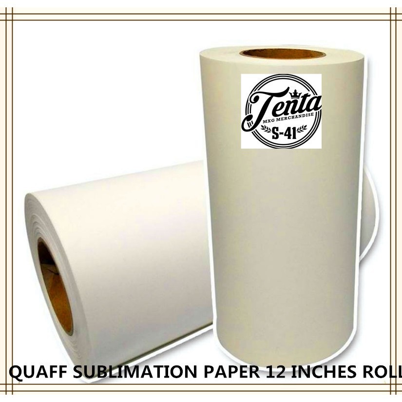 QUAFF Sublimation Paper 100GSM Yellow Roll( 12 Inch*100M) | Shopee ...
