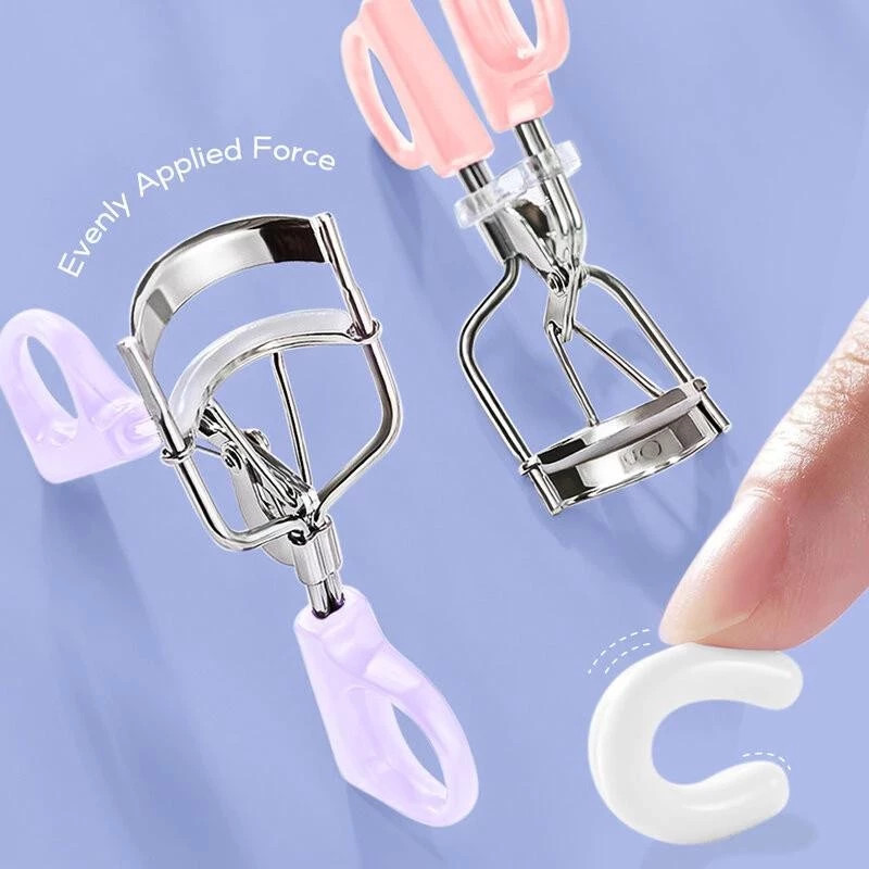Eyelash Curler Fake Curved Shape Easy To Curl Curly Eyelashes All Day ...