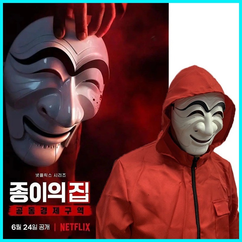 Money Heist Korea Cosplay Costume Joint Economic Area Korean The House ...