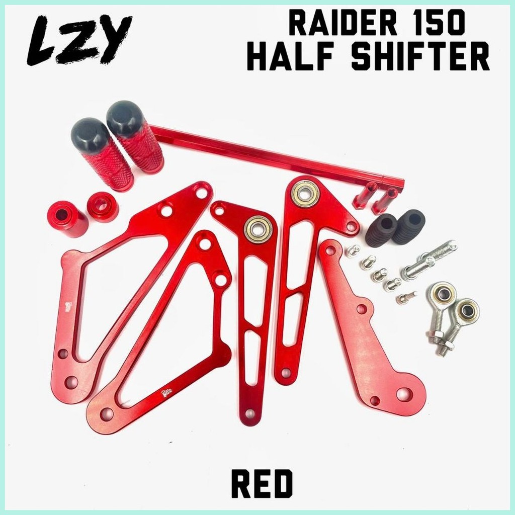 LZY Raider 150 Half Shifter Black Red Gold and Blue for Motorcycle ...