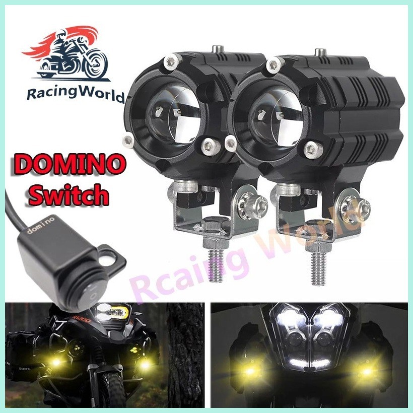 Firefly Brand Mini Driving Light V6 High and Low Beam White and Yellow ...