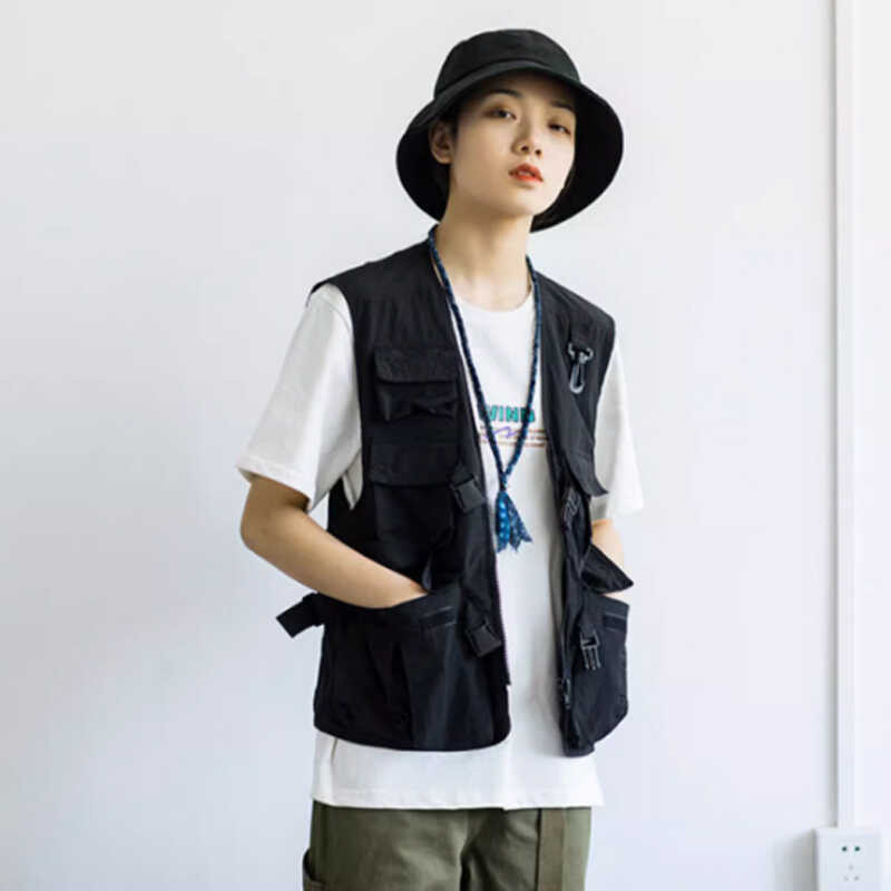 Four China-Chic Seasons Functional Style Tactical Men And Women Dark ...