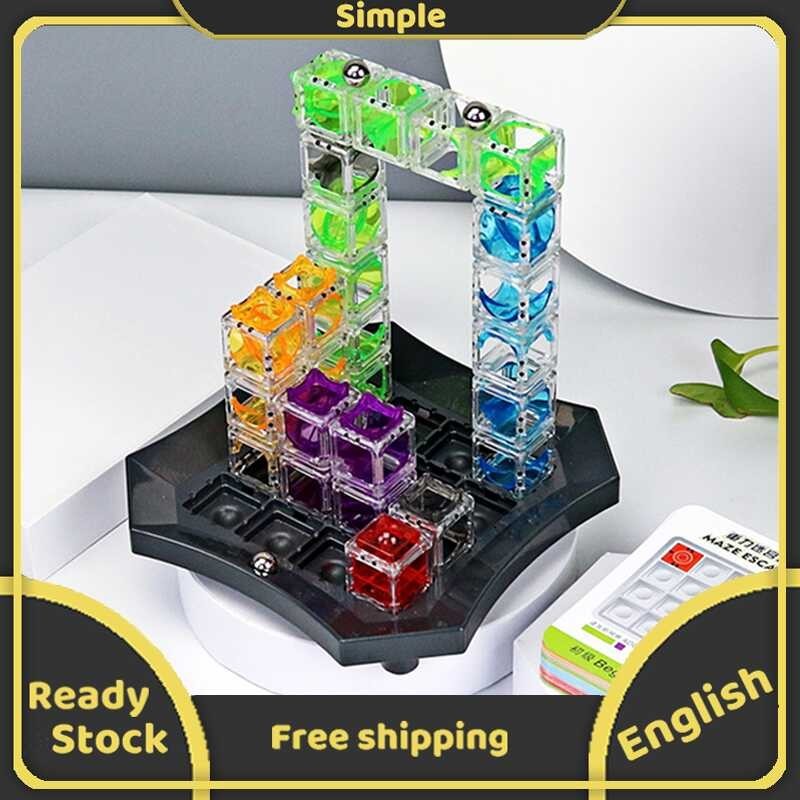 Gravity Maze Thinkfun Marble Run Logic Board Game At STEM Toy Para Sa Family Party Boys Girls ...