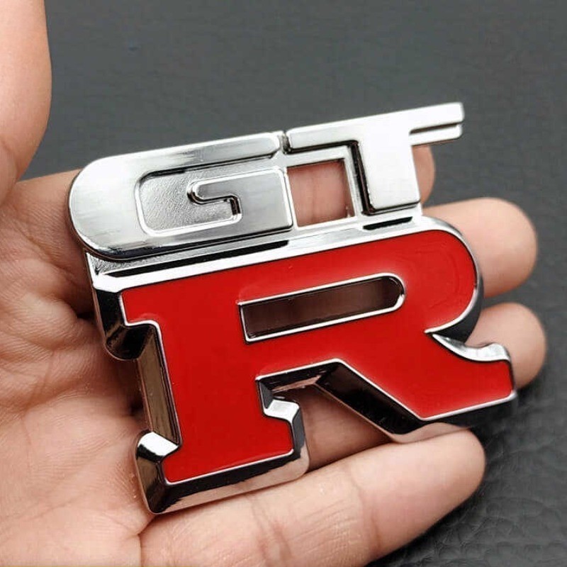 1Pcs 3D Metal GTR Logo nissan gtr emblem gtr 150 emblem For NISSAN GTR ...