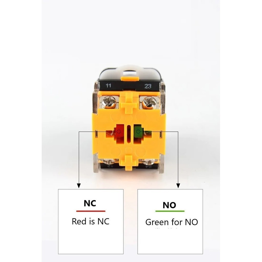 La38 11bn Press Type Power Switch Push Button Switch 22mm Self Locking Self Resetting Start Stop