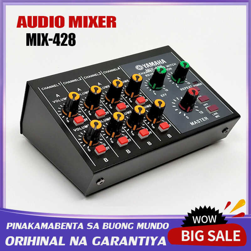 May Bagong BAXS Equalizer Mix428 8 Channel Audio Mixer Reverberator ...