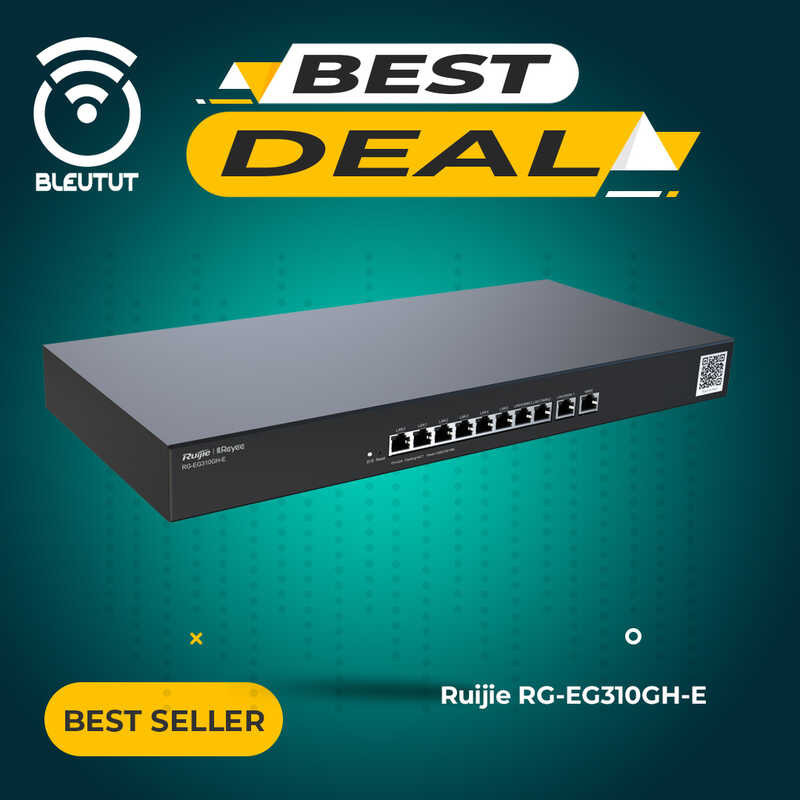 Ruijie Reyee RG-EG310GH-E Rackmount 10-port Gigabit Cloud Managed ...