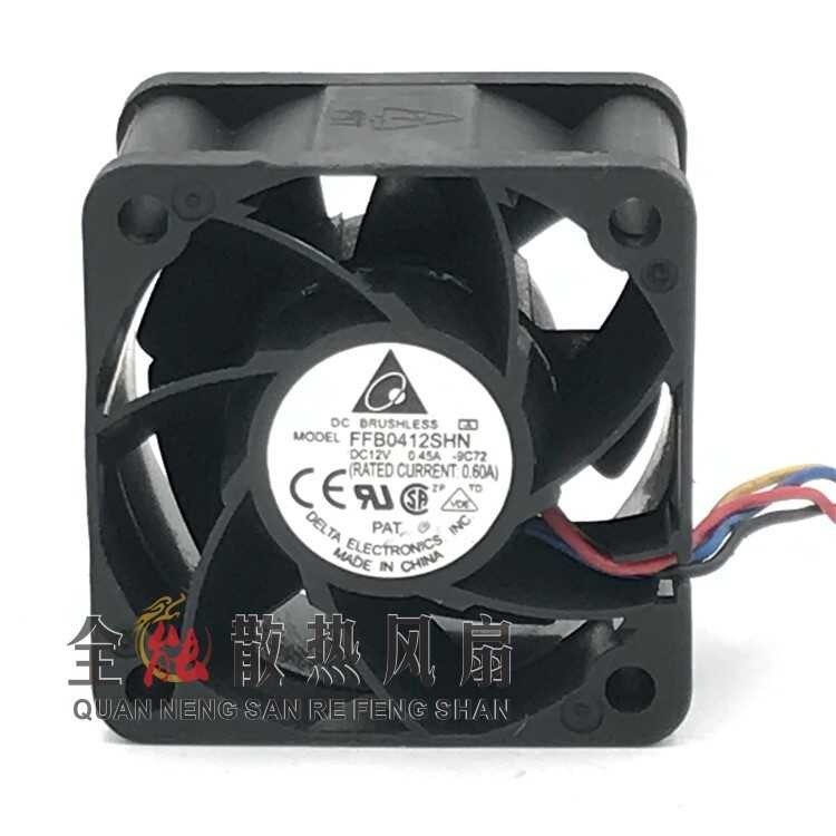 Delta Original Ffb0412shn 4028 4Cm 12V 0.45A PWM Temperature Controlled Double Ball Cooling Fan ...