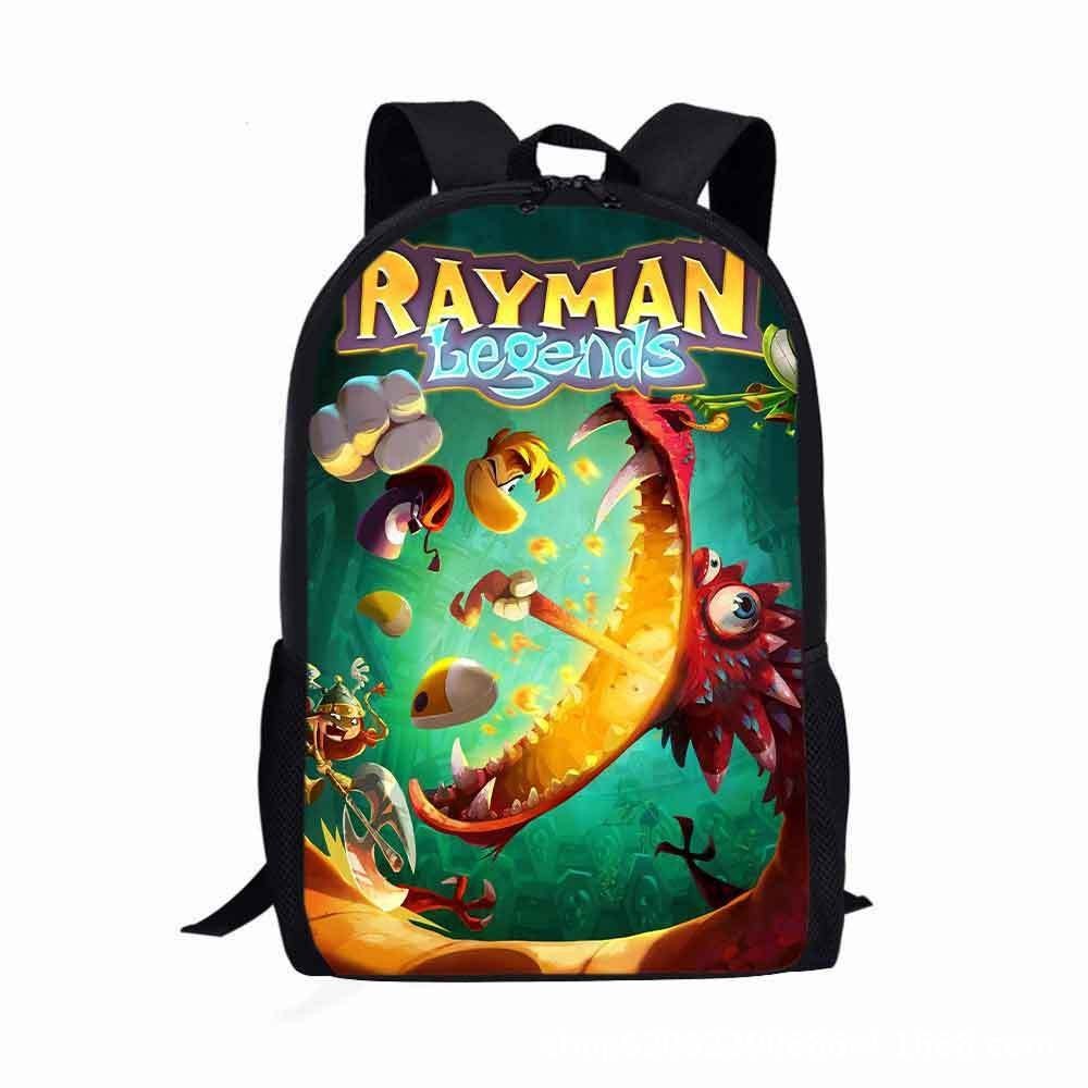Elementary School Bag Male Cartoon Backpack Rayman Legend Kindergarten ...