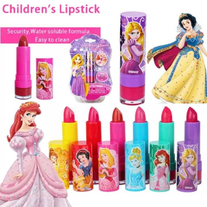 Multicolor Children's Lipstick Safe Makeup Girl Cosmetics Birthday ...