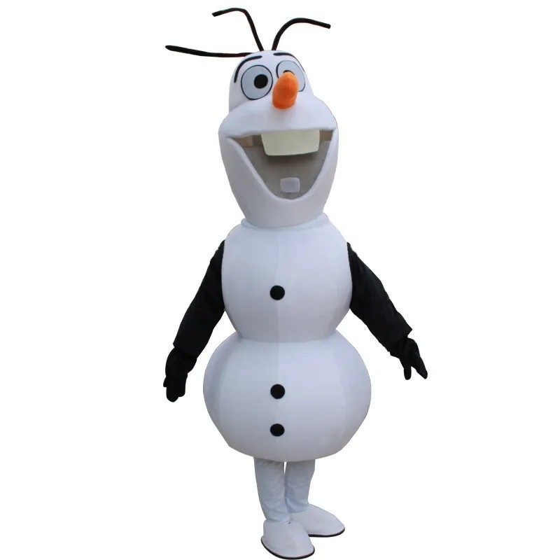 Frozen Snow Man Olaf Character Costume Mascot Advertising Costume Fancy ...