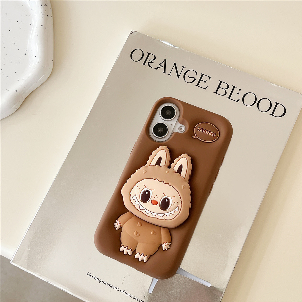 3D Labubu Cute Cartoon Phone Case For iPhone 7 8Plus X XR XS Max 11 12 ...