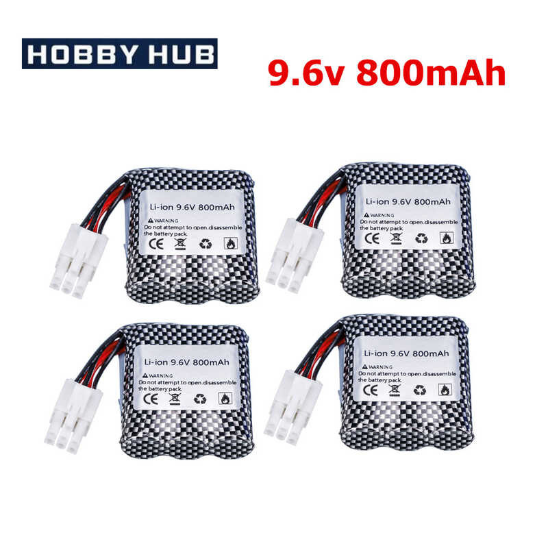 800Mah 16500 Li-Ion Para Sa S911 S912 RC Car Truck Spare 9.6V 9115 9116 ...