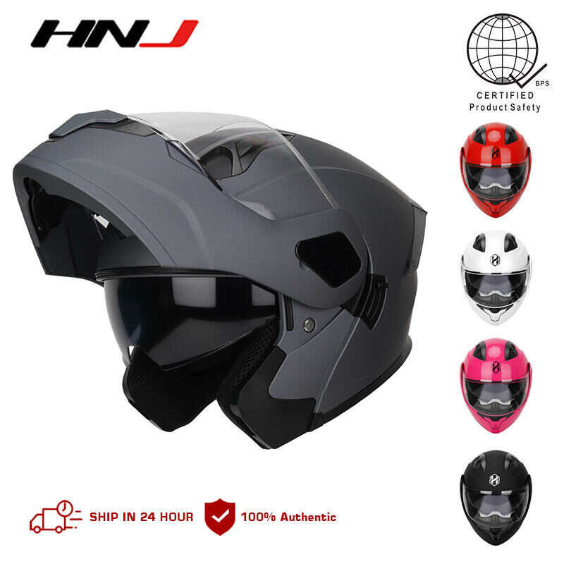 HNJ Modular Motorcycle Full For Dual Visor Motor Couple Half And ...