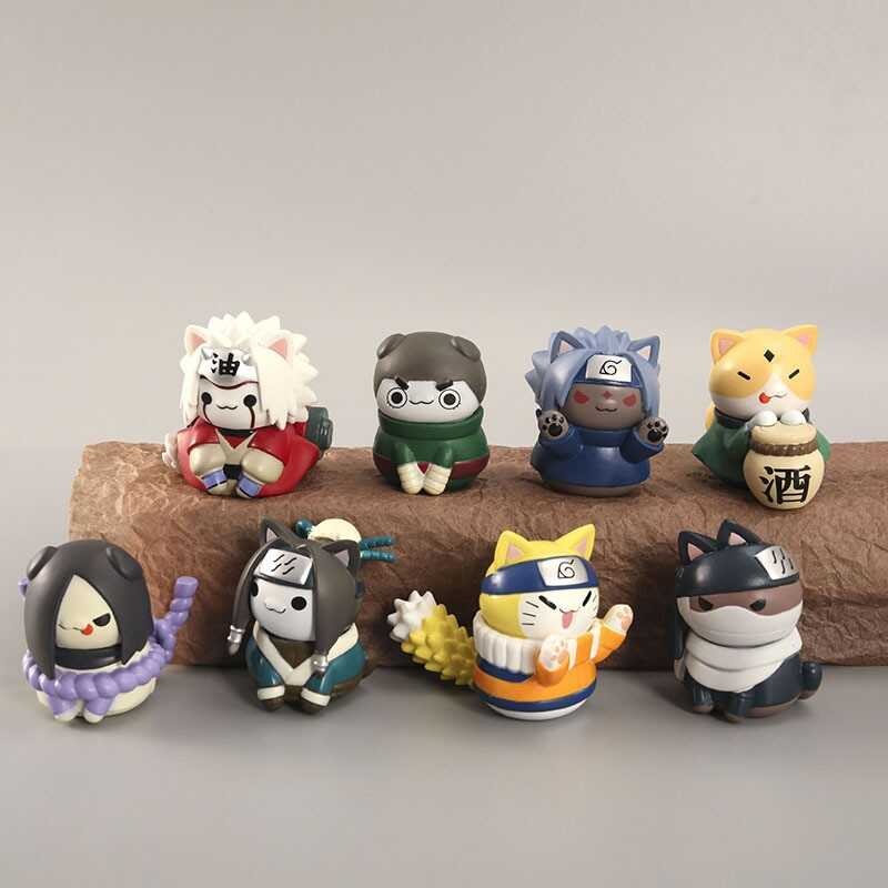 E 8 Hokage Cat Handheld Anime Cartoon Kitten Jiraiya Naruto Orochimaru ...