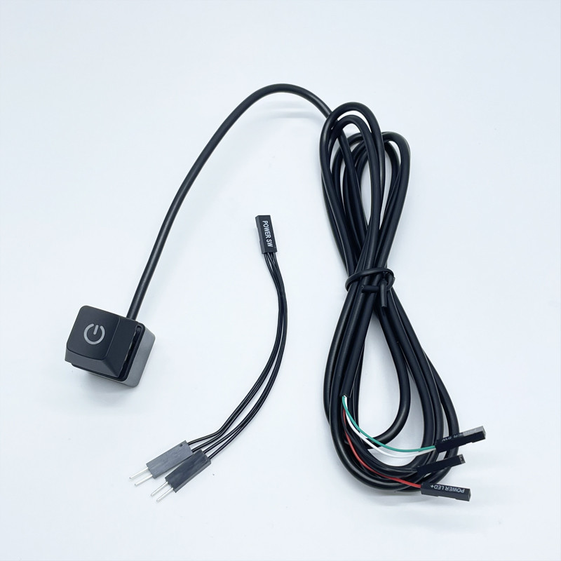 Desktop Computer Case Motherboard Remote PC Power Button Switch Cable ...